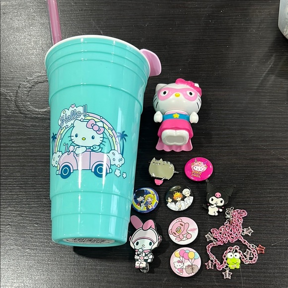 Hello Kitty | Other | Hello Kitty Kids Toy Set Blue And Pink | Poshmark